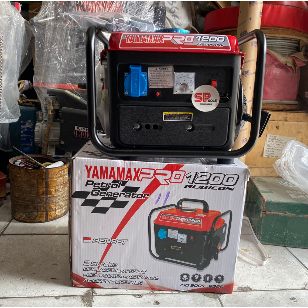 Jual MESIN GENSET / GENERATOR 750WATT 2 TAK YAMAMAX PRO 1200 RUBICON ...