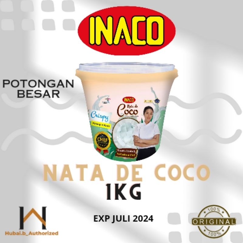 Jual INACO NATA DE COCO CRISPY JELLY 1KG KEMASAN EMBER 1KG | Shopee ...
