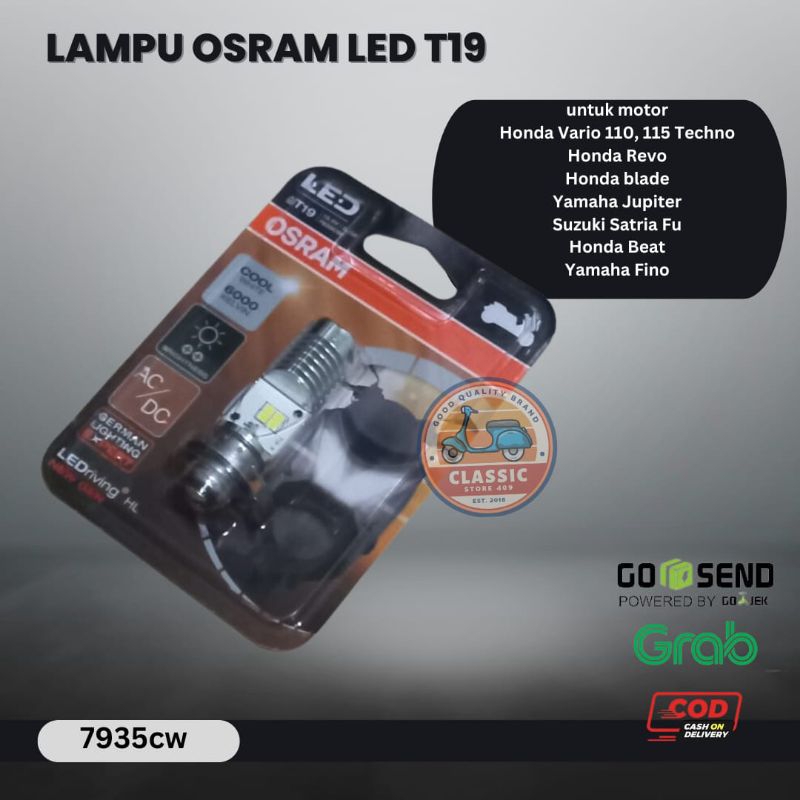 Jual OSRAM LED T19 - LED OSRAM T19 ARUS AC DC PLUG N PLAY | Shopee ...