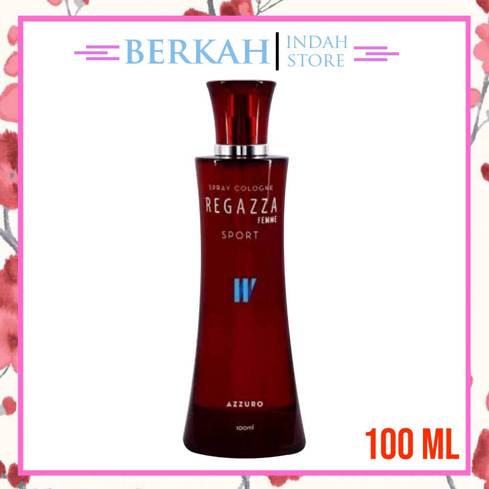 Jual REGAZZA SPRAY COLOGNE FEMME SPORT AZZURO 100 ML | Shopee Indonesia