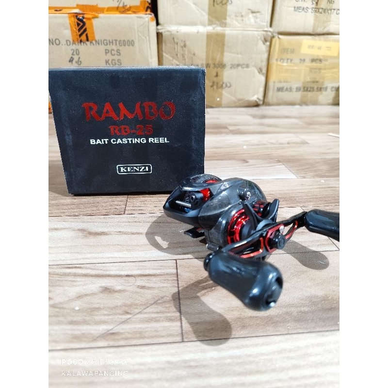 Jual Reel BC Kenzi Rambo RB - 25 ( Bonus Kail) | Shopee Indonesia