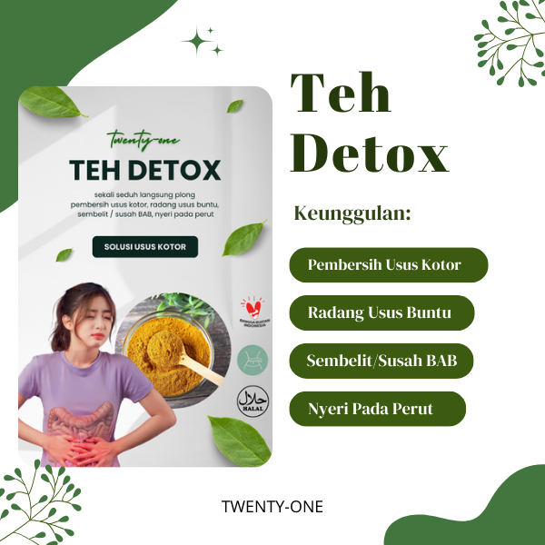Jual TWENTY-ONE TEH DETOX USUS KOTOR | Shopee Indonesia