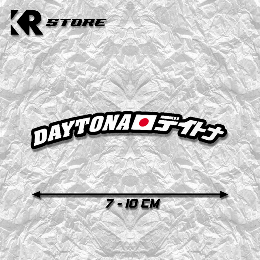 Jual Sticker DAYTONA Sticker Racing | Sticker motor | KR STORE | Shopee ...