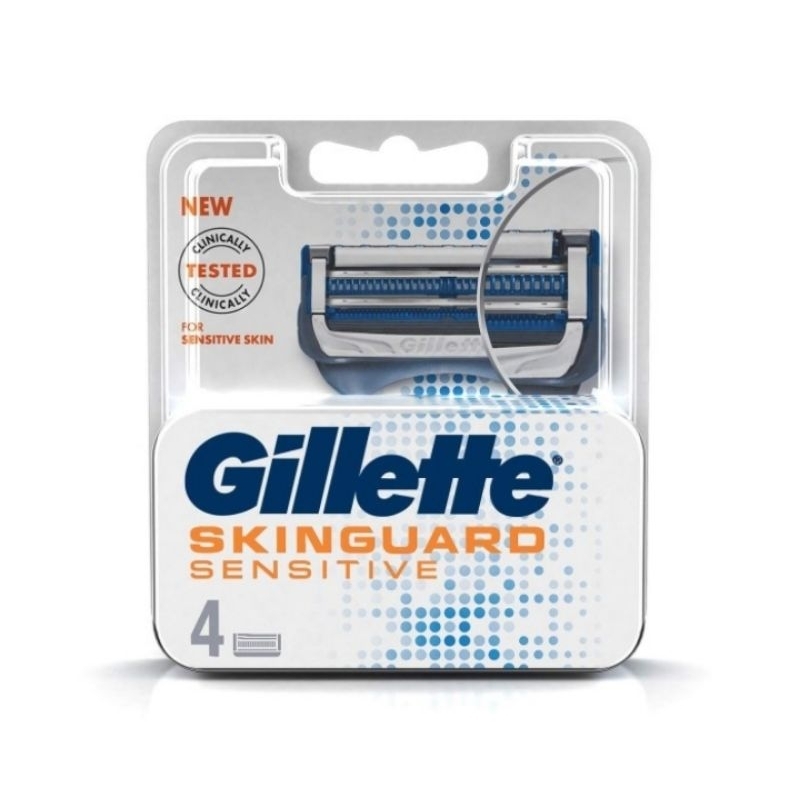 Jual Gillette Skin Guard for Sensitive Skin & Razor Bumps 4 Caridges ...