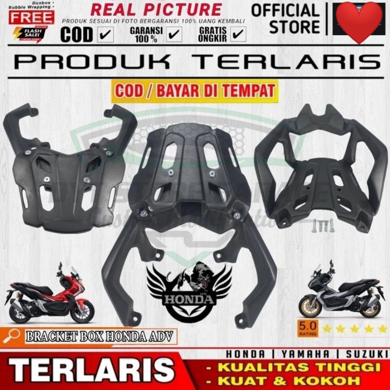 Jual Bracket BOX Honda ADV 160 dan ADV 150, Breket Top Box Monster ...