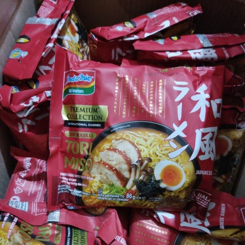 Jual Indomie Ramen Series Indomie Mie Instan Ramen Takoyaki Tori Miso Shoyu Tori Kara Premium