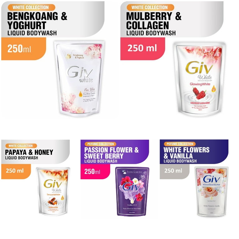 Jual GIV LIQUID BODY WASH BENGKOANG - MULBERRY - PINK - ZAITUN - UNGU ...