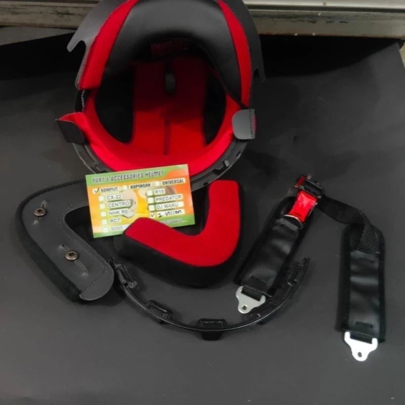 Jual busa helm kyt vision 1 kancing plastik / busa helm kyt 2 vision ...