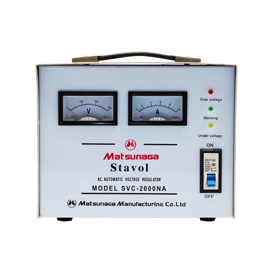 Jual Stavolt SVC 2000W Matsunaga / Stabilizer SVC 2000VA MTS / 2000 ...