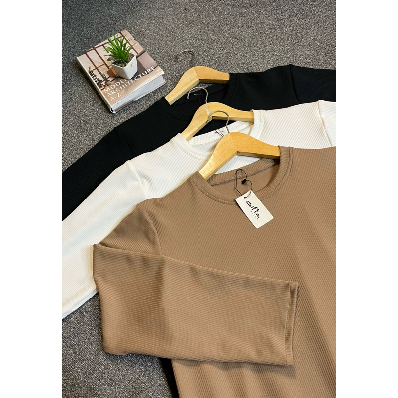 Jual INNER DRESS KNIT PREMIUM LENGAN PANJANG ENIFTA | Shopee Indonesia