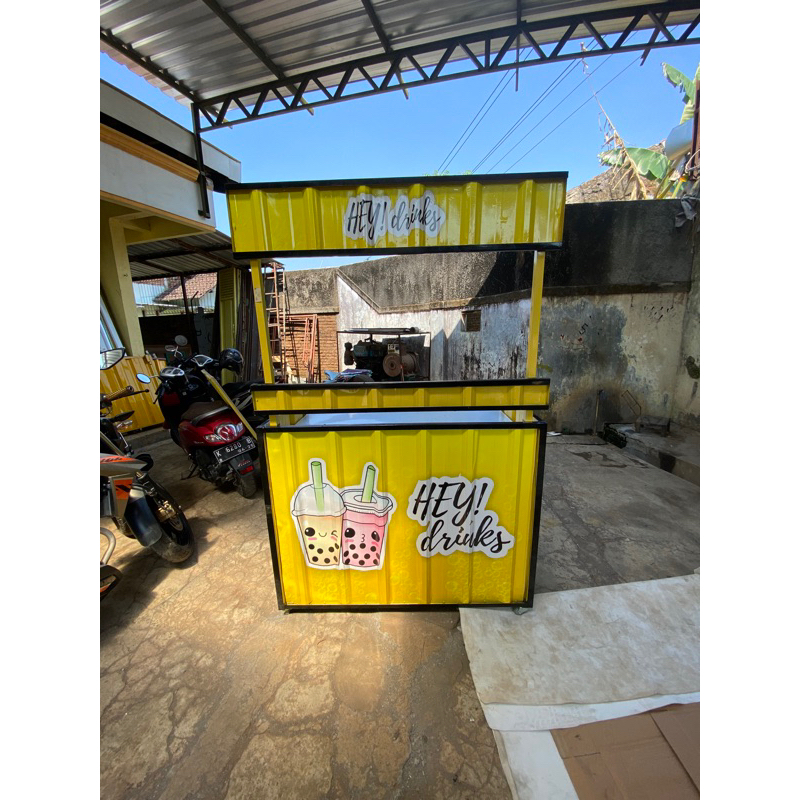 Jual Booth Lipat 120x60x180 Jualan Minuman | Shopee Indonesia
