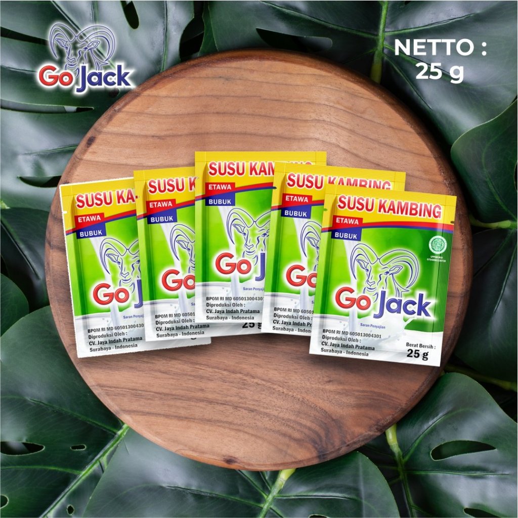 Jual Susu Kambing Etawa GoJack Sachet 25g Original | Shopee Indonesia