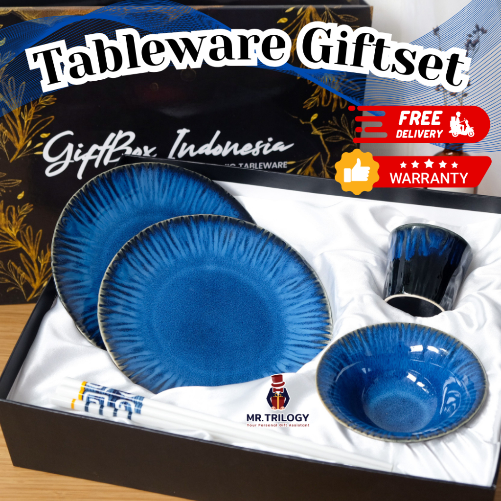 Jual Hampers Piring Mangkok Set Keramik Tableware Giftset Gift Box ...