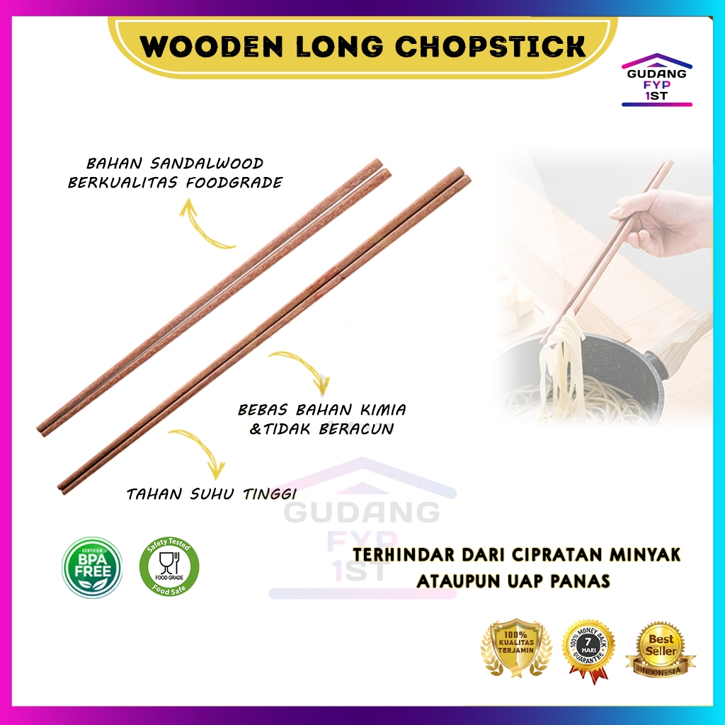 Jual Sumpit Kayu Panjang Hotpot Sumpit Shabu Shabu / Sumpit Bakmie ...