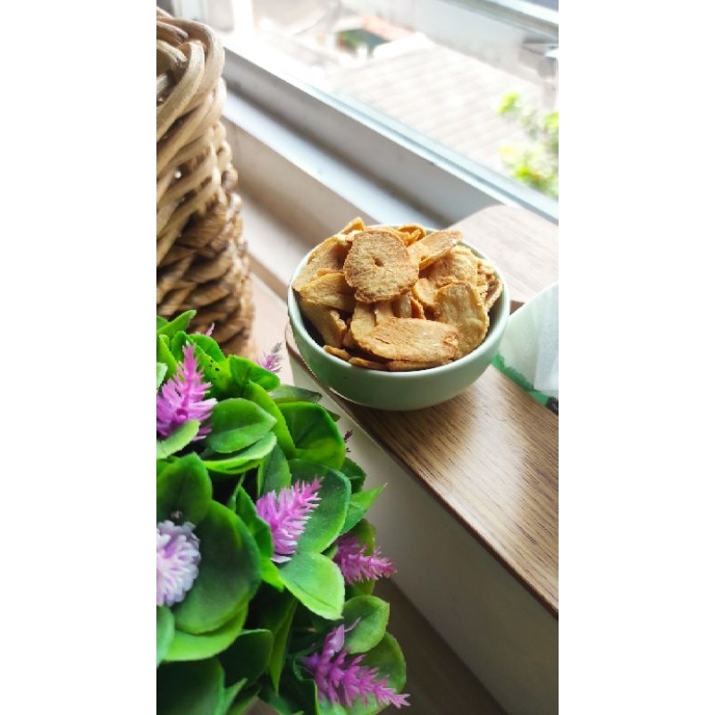 Jual Karasa Bawang Putih Goreng 100% Tanpa Tepung (100g) | Shopee Indonesia