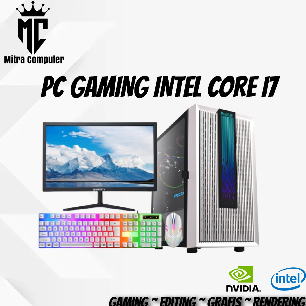 Jual PC GAMING CORE I7 VGA 4 GB LED 19 INCH SIAP PAKAI | Shopee Indonesia