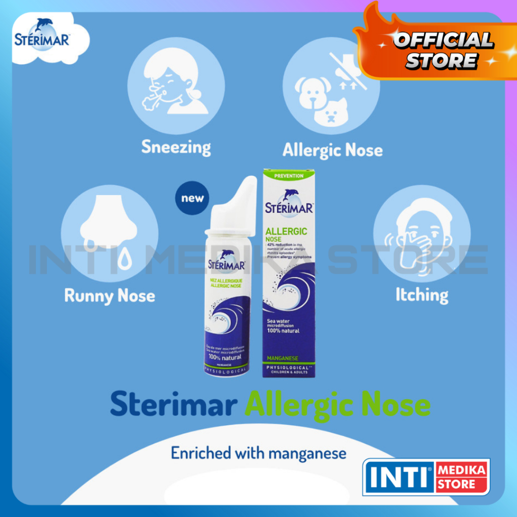Jual STERIMAR - ALLERGIC NOSE Nasal Spray 50ml | Alergi Hidung ANAK ...