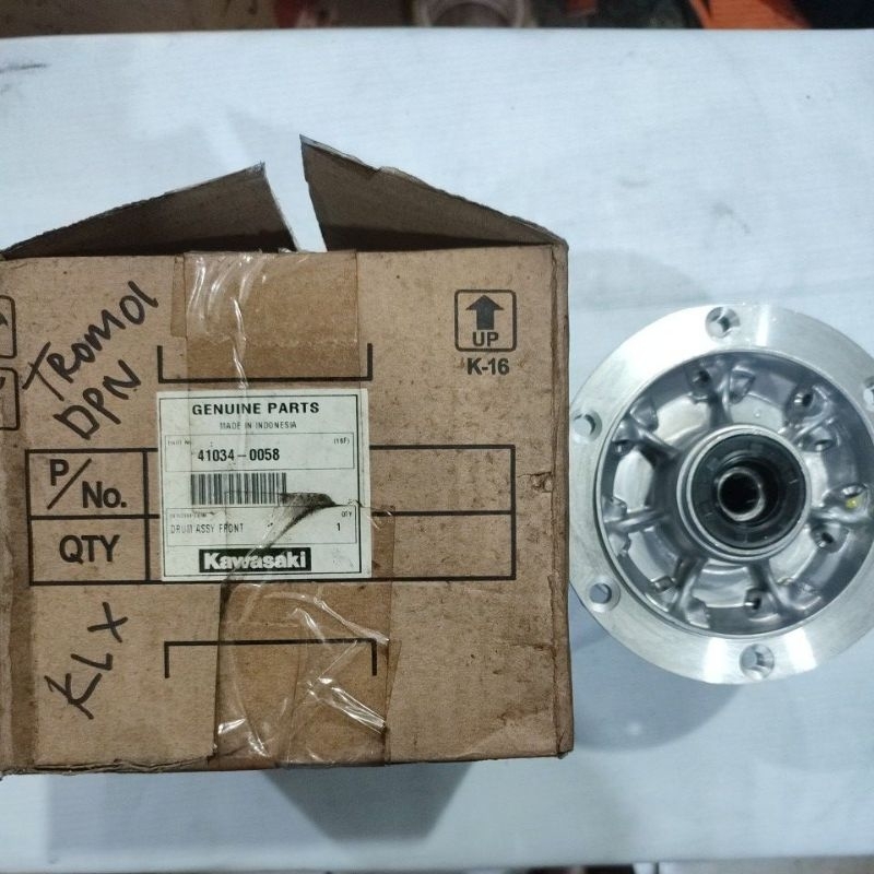 Jual TROMOL TEROMOL DEPAN KLX 150 HOLE 28 ORI ASLI ORIGINAL ORISINAL ...