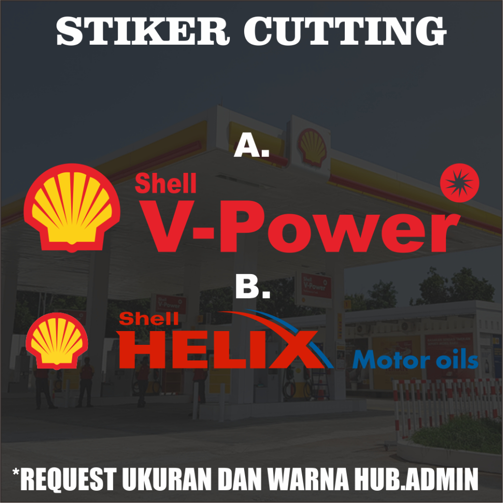 Jual Stiker Cutting Shell V-Power / Shell Helix Motor Oils | Shopee ...