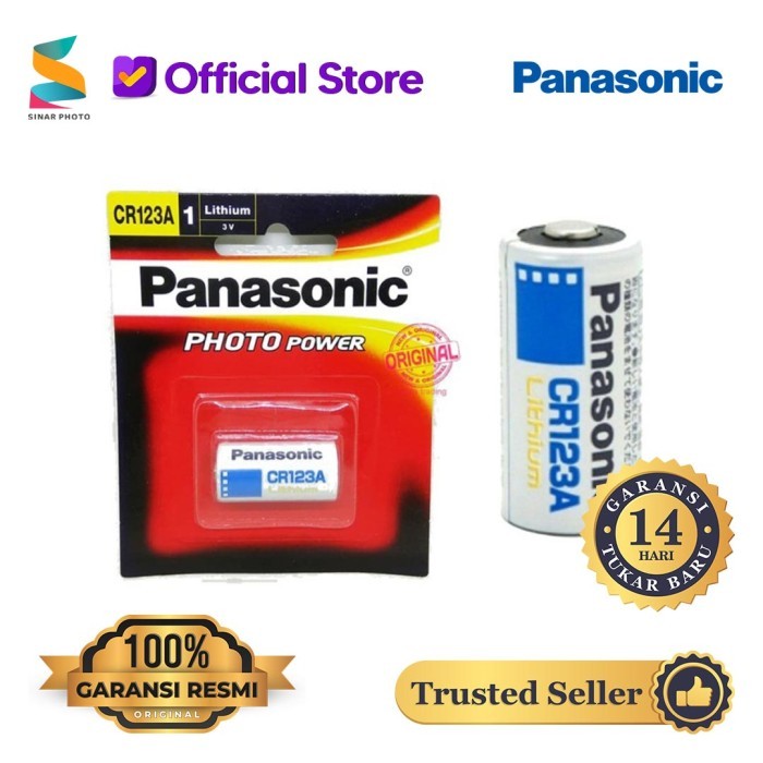 Jual Panasonic Battery Lithium CR 123 | Shopee Indonesia
