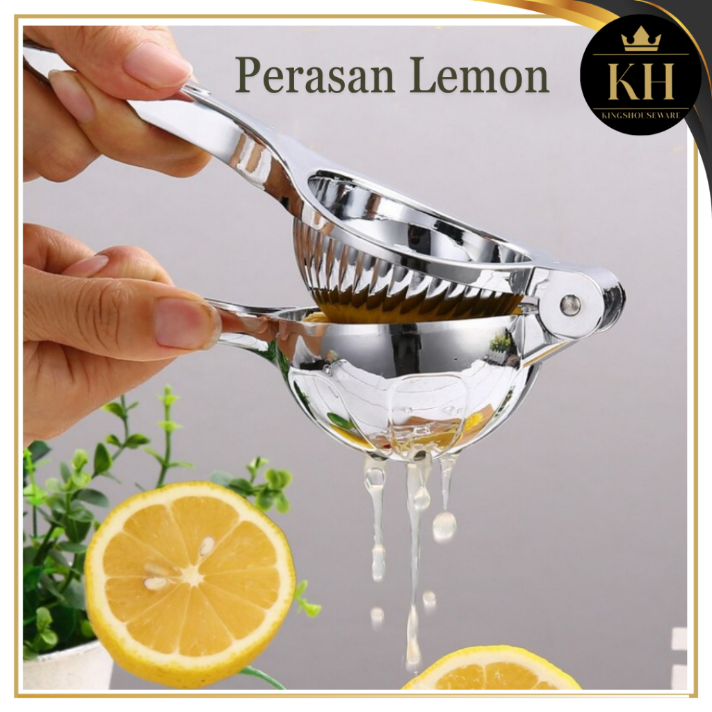 Jual KH - ALAT PERAS LEMON JERUK PEMERAS LEMON STAINLESS STEEL | Shopee ...