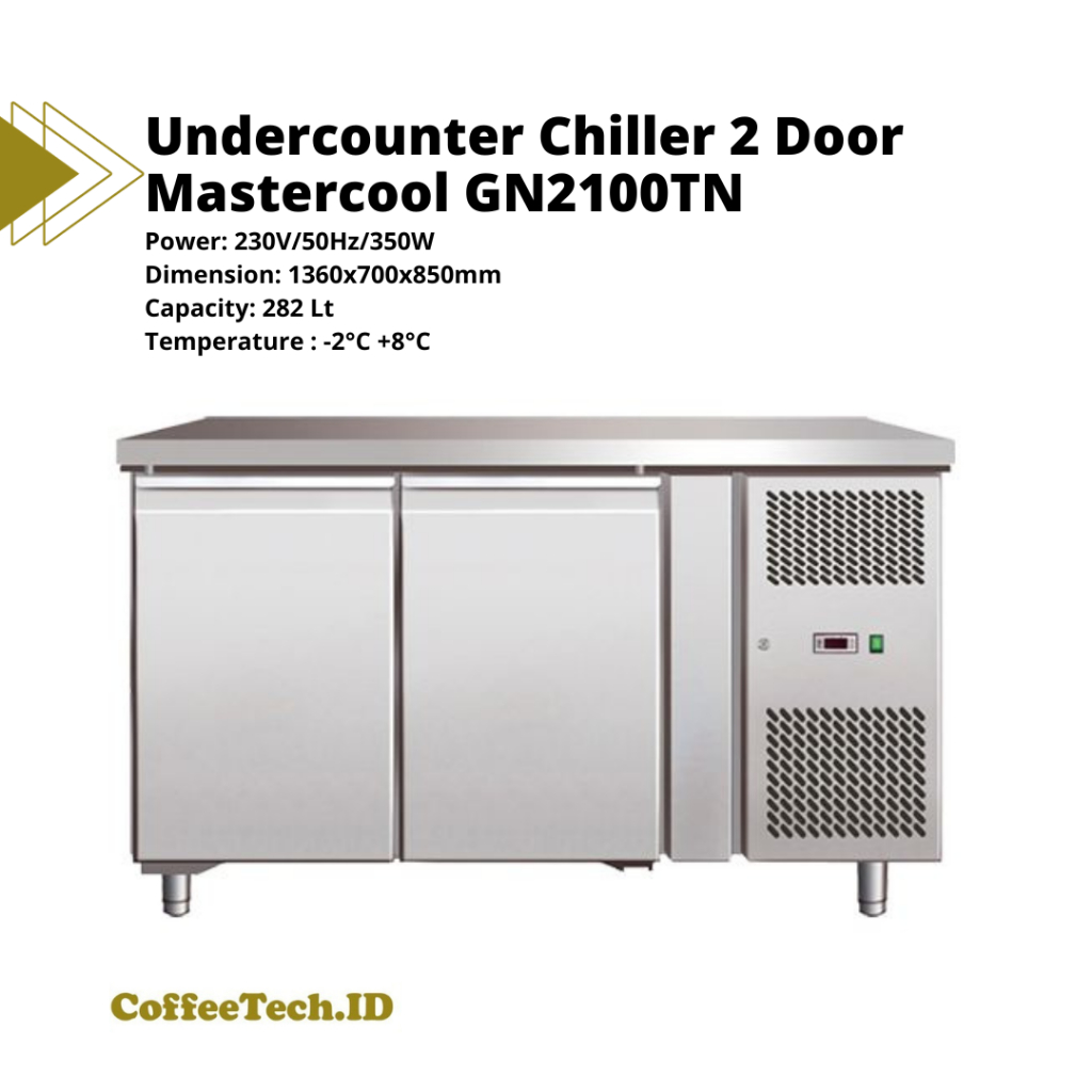 Jual Mastercool Undercounter Chiller 2 Door - Model GN 2100 TN | Shopee ...