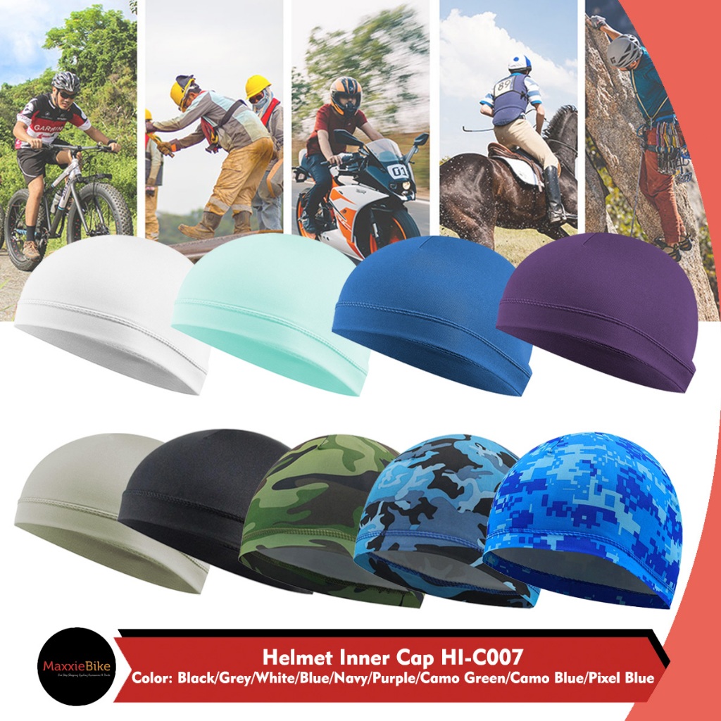 Jual Topi Kupluk Helm Sepeda Pelindung Kepala HI-C007 Cycling Cap Quick ...