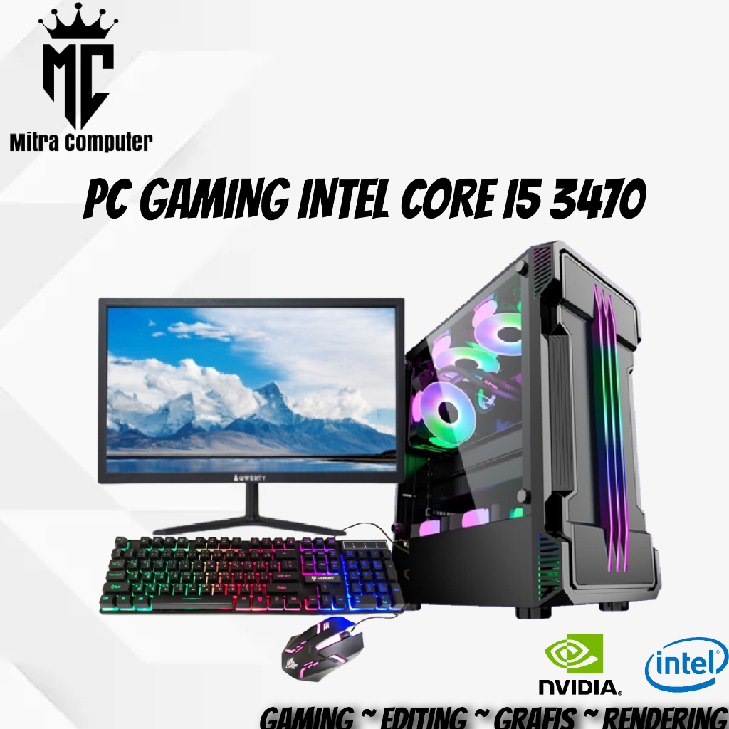 Jual PC RAKITAN CORE I5 3470 FULLSET SIAP PAKAI & NEW GARANSI 1 TAHUN ...