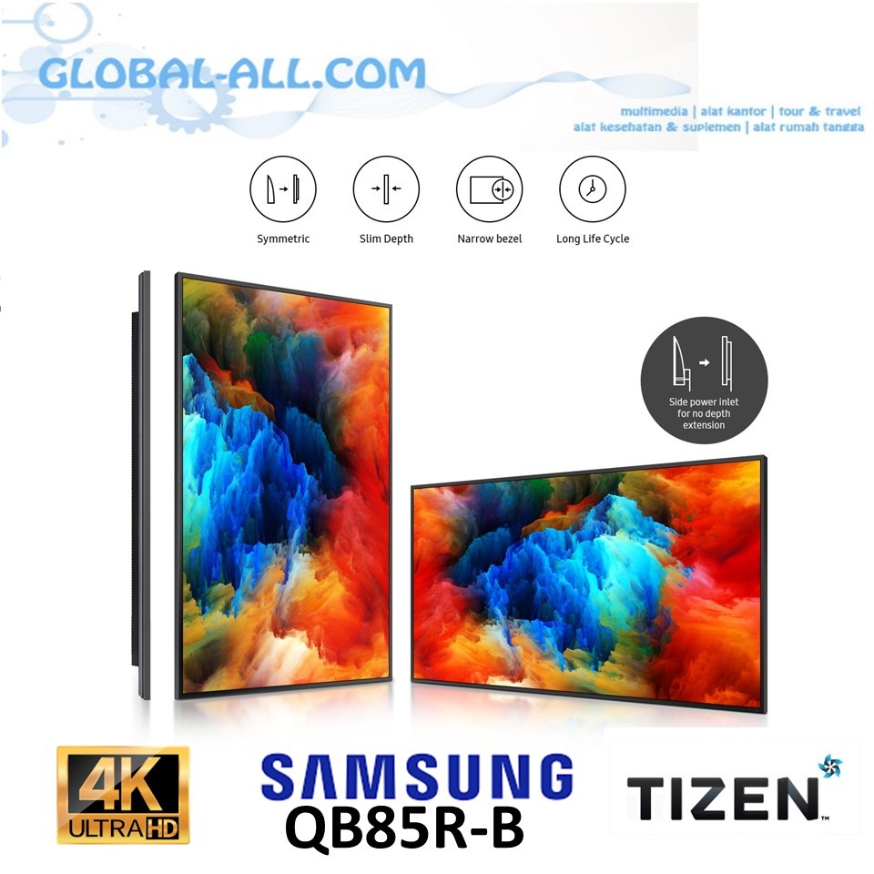 Jual SAMSUNG QB85R-B 85 INCH DISPLAY SIGNAGE | Shopee Indonesia
