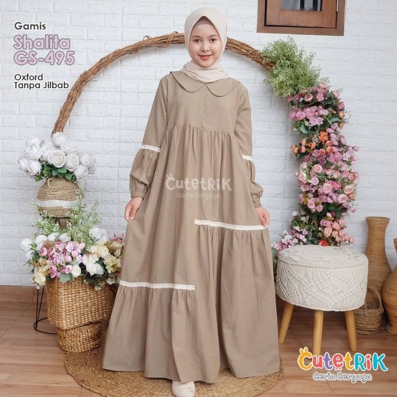 Jual Korean style Gamis simpel Remaja Jihan, Neera, Inka, Yenia ...