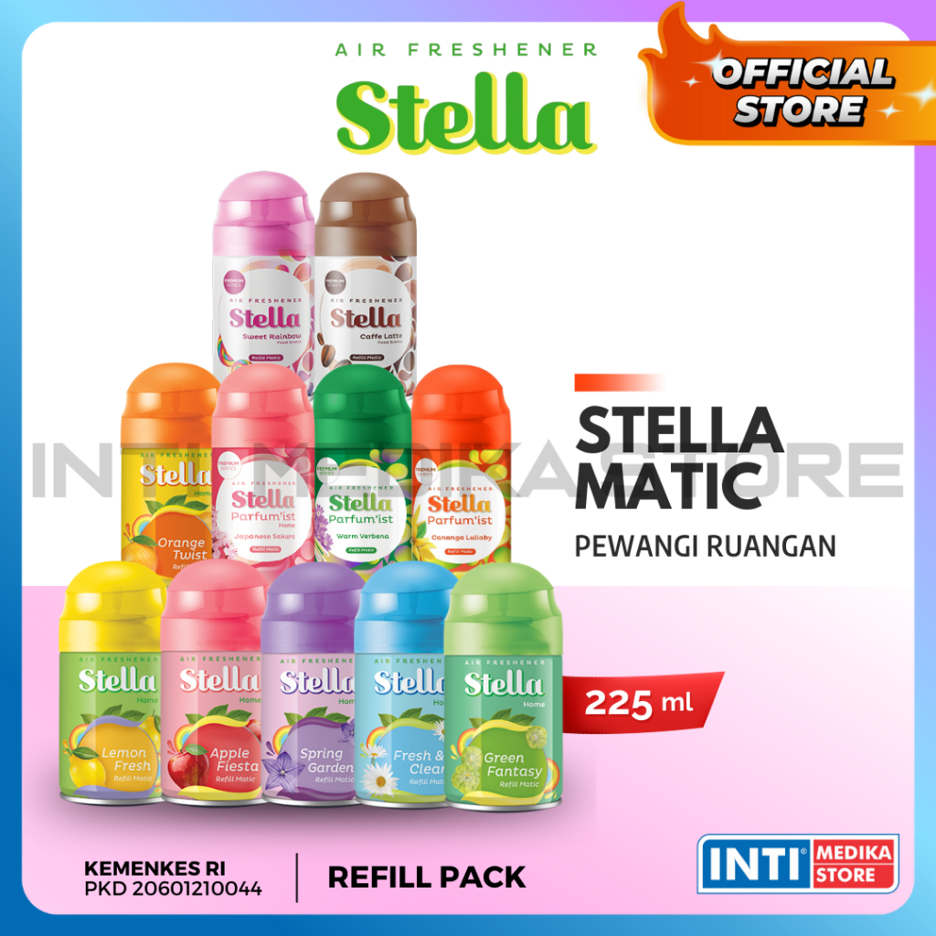 Jual STELLA MATIC - Refill Stella Matic 225ml | Pengharum Ruangan ...