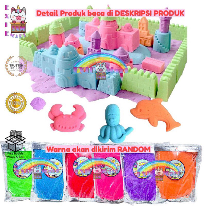 Jual MAINAN ANAK REFILL PASIR WARNA AJAIB 1 KILO / 1000G - MAINAN PASIR ...