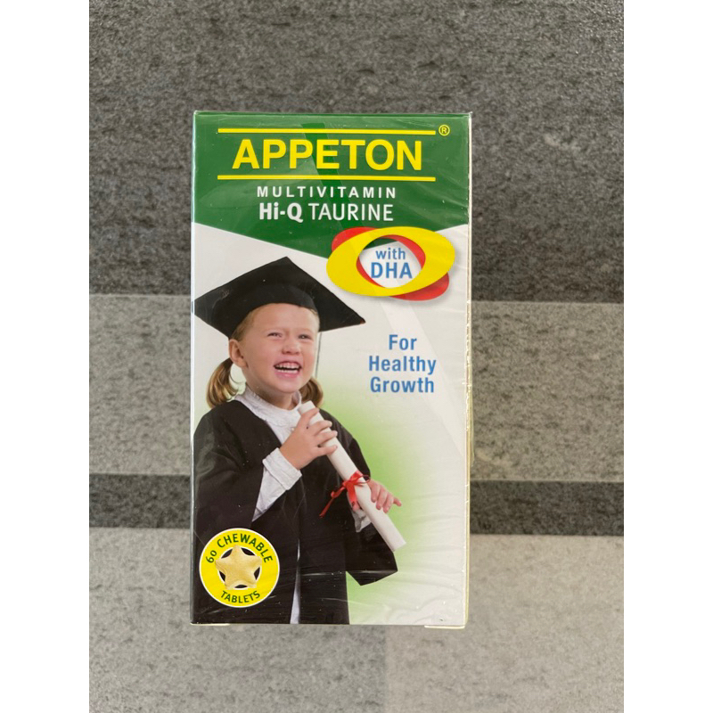 Jual Appeton Multivitamin Hi-Q Taurine with DHA 60tabs Original ...
