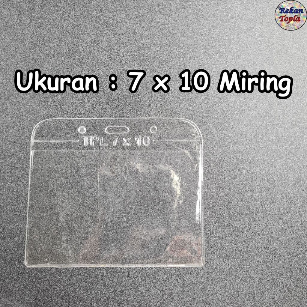 Jual ID Mika Plastik / ID card Mika / Name Tag Plastik / Topla / 0.010 ...