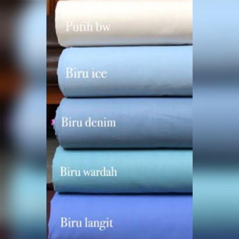 Jual KAIN KATUN POLOS TOYOBO DELUXE PREMIUM IMPORT POLYESTER | Shopee ...