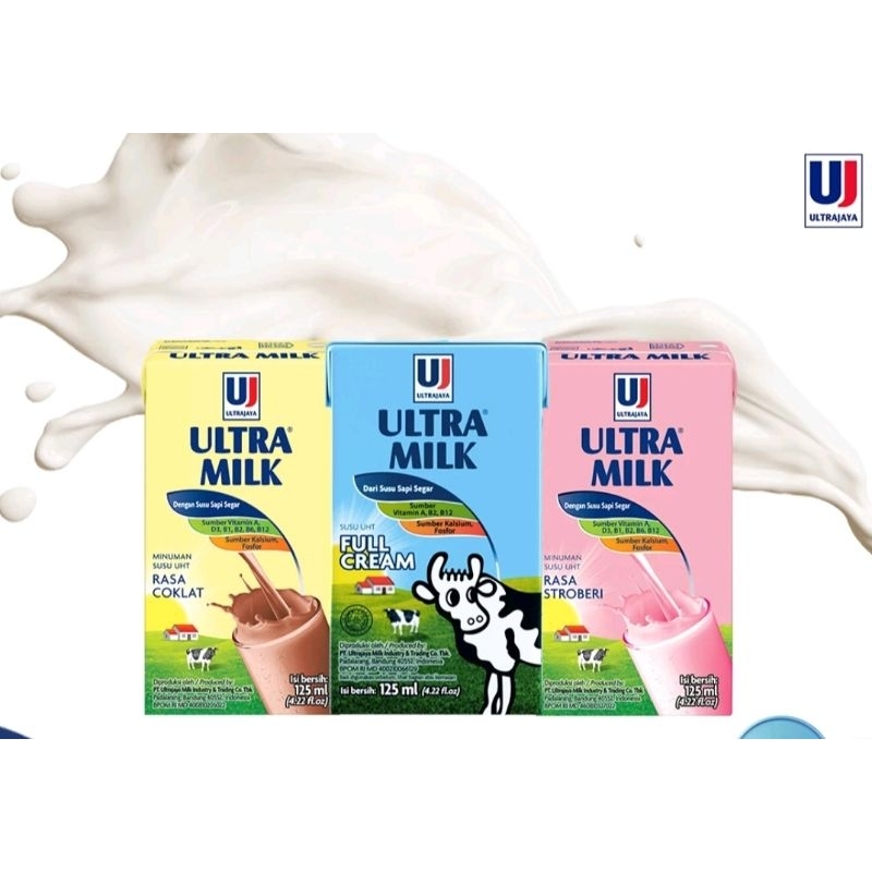 Jual Ultra Milk 125ml (1 Dus isi 40 pc) | Shopee Indonesia
