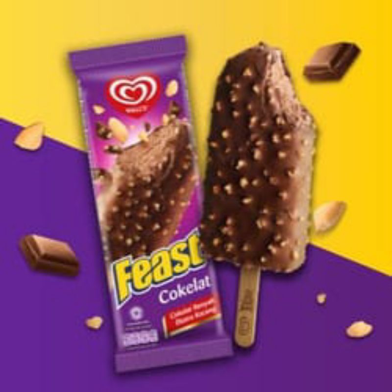 Jual Wall's Feast ice cream 65ml | Shopee Indonesia Jual Wall's Feast ice cream 65ml | Shopee Indonesia