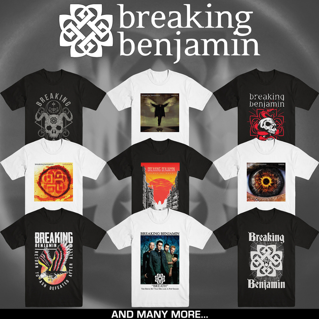 Jual BREAKING BENJAMIN | T-SHIRT BAND | HARD ROCK | MERCHANDISE ...