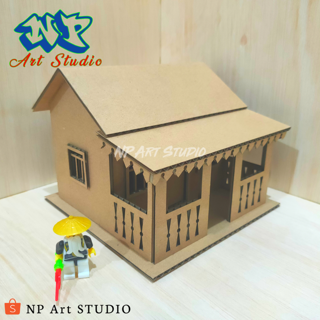 Jual Prakarya Miniatur Rumah Adat Betawi Dari Kardus | Shopee Indonesia