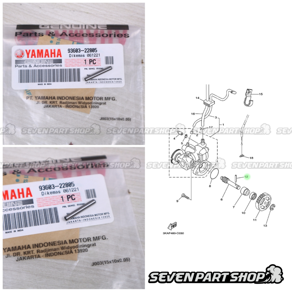 Jual PIN AS GIR POMPA OLI SAMPING RX KING RXKING RXK RXS RX SPECIAL ORI ...