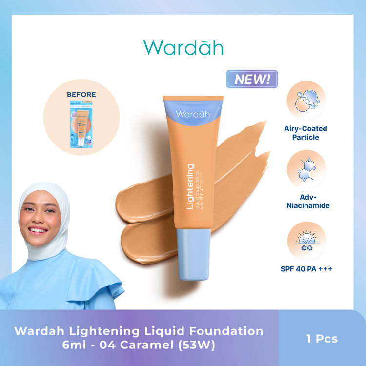 Jual WARDAH Liquid Foundation | Liquid Concealer | Lightening SERIES ...