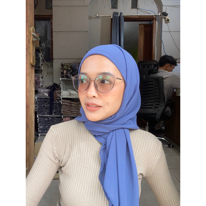 Jual kerudung segitiga inner 2 in 1 segitiga inner turkis premium | Shopee Indonesia