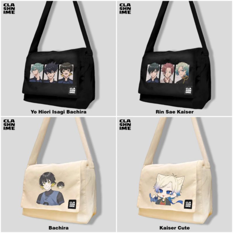 Jual Tas Selempang Anime Blue Lock Bachira Kaiser Nagi Rin Itoshi Sae ...