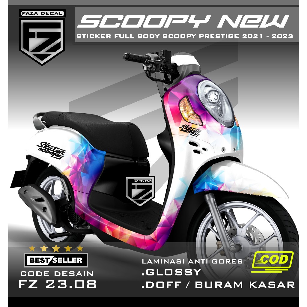 Jual FZ Decal Decal scoopy full body - decal scoopy 2023 full body ...