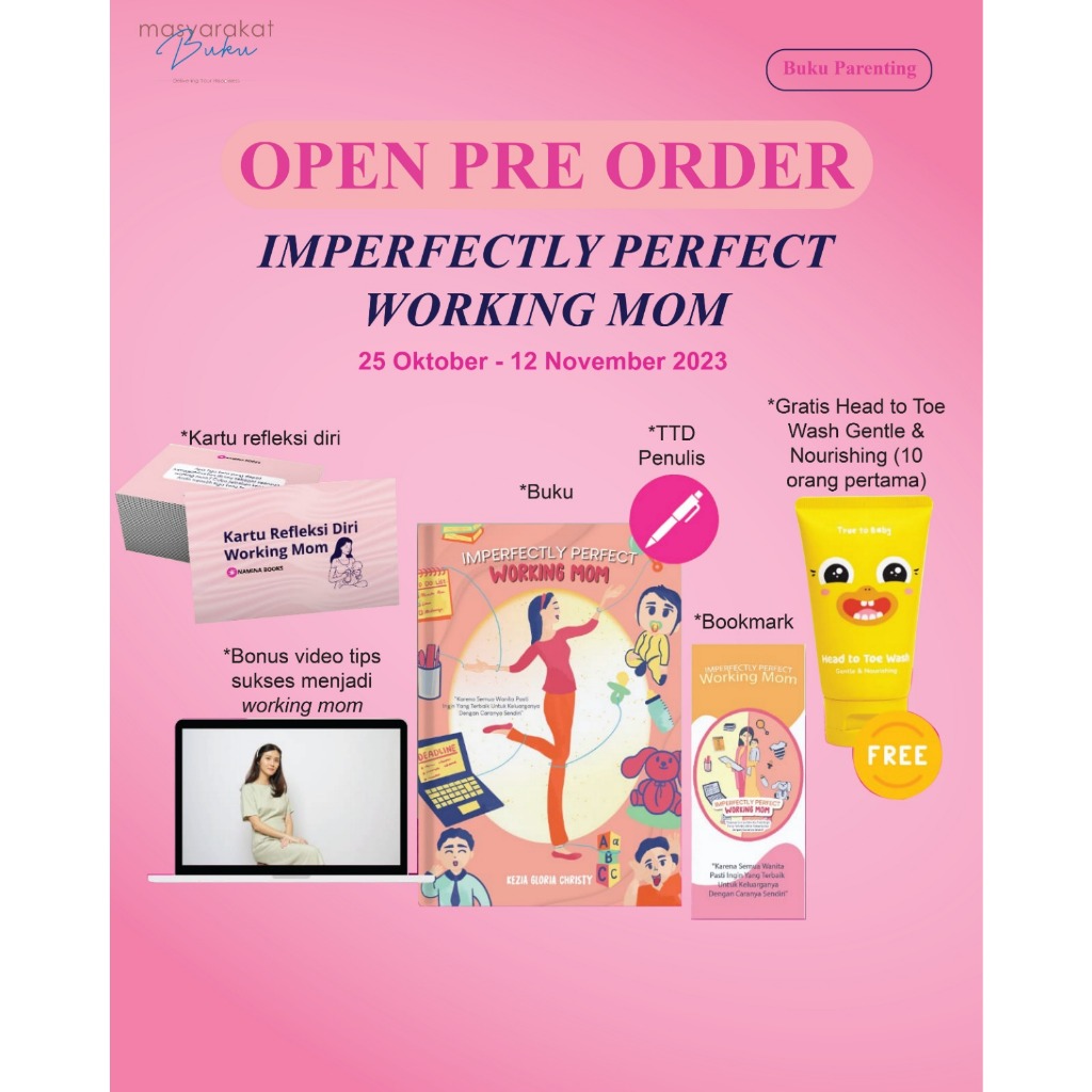 Jual Open Pre Order Imperfectly Perfect Working Mom By Kezia Gloria