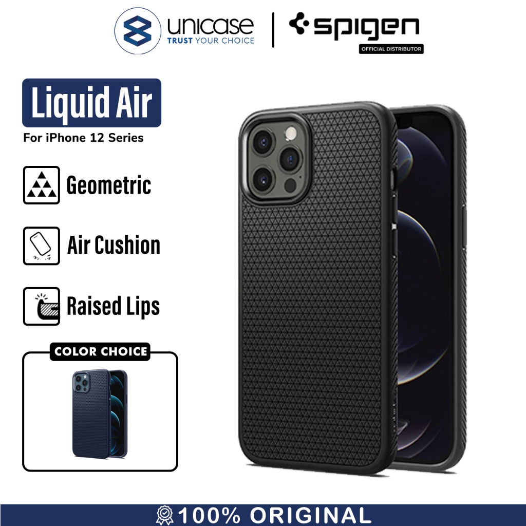 Jual Case iPhone 12 Pro Max / Pro / Mini Spigen Liquid Air Softcase ...