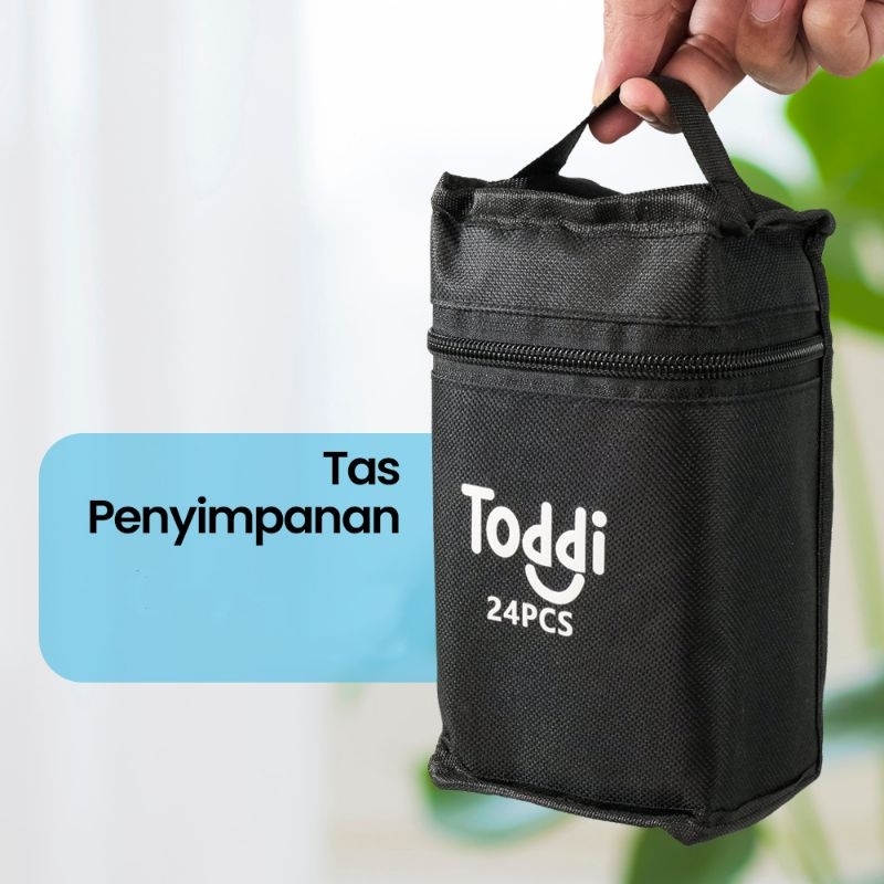 Jual Toddi Spidol Dual Side Fine Art Brush Art Marker Set 24 Warna - CY ...