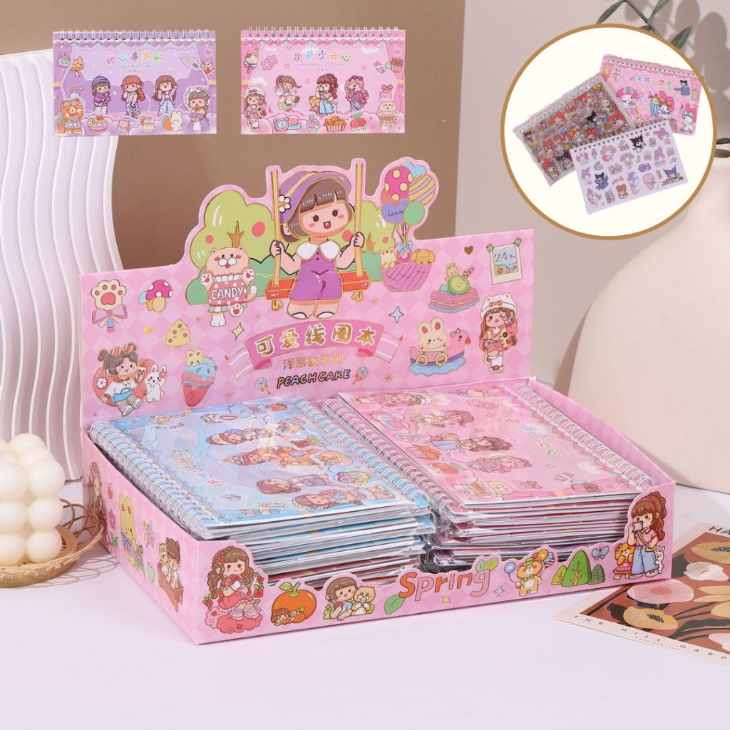 Jual sticker book anak anak sticker anak perempuan sticker korea ...