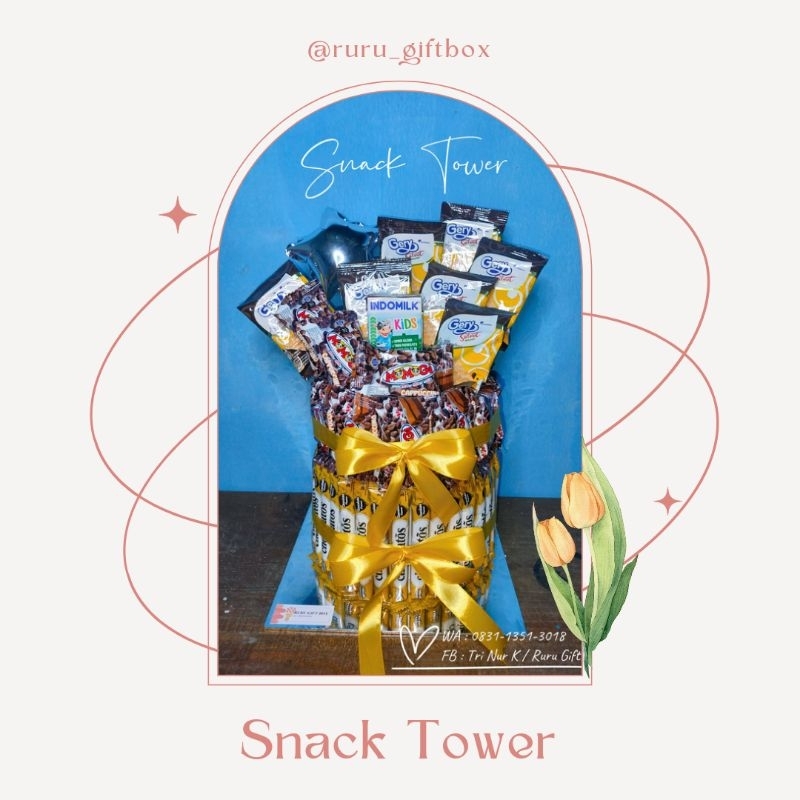Jual Snack tower Snack khitan hadiah khitan hadiah ulangtahun | Shopee ...