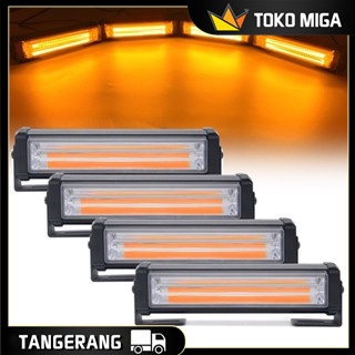 Jual Lampu Strobo Led COB 6 Mata Super Terang Warna Kuning Super Terang ...